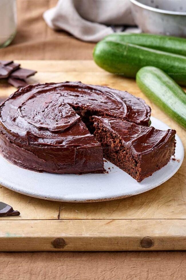 Chocolate Courgette Cake Recipe That’s Moist and Rich - About Yogurt
