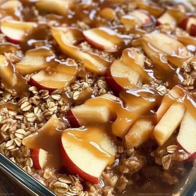 Quick & Cozy Caramel Apple Oatmeal Bake Recipe for Fall Mornings ...
