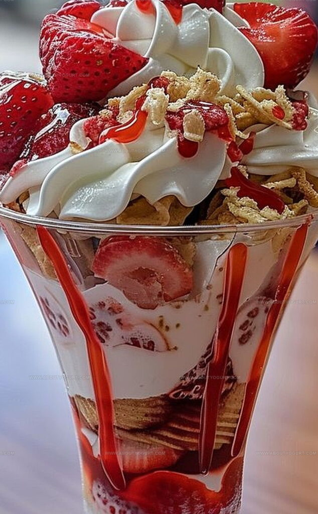 Summer Strawberry Sundae Recipe to Brighten Dessert - About Yogurt