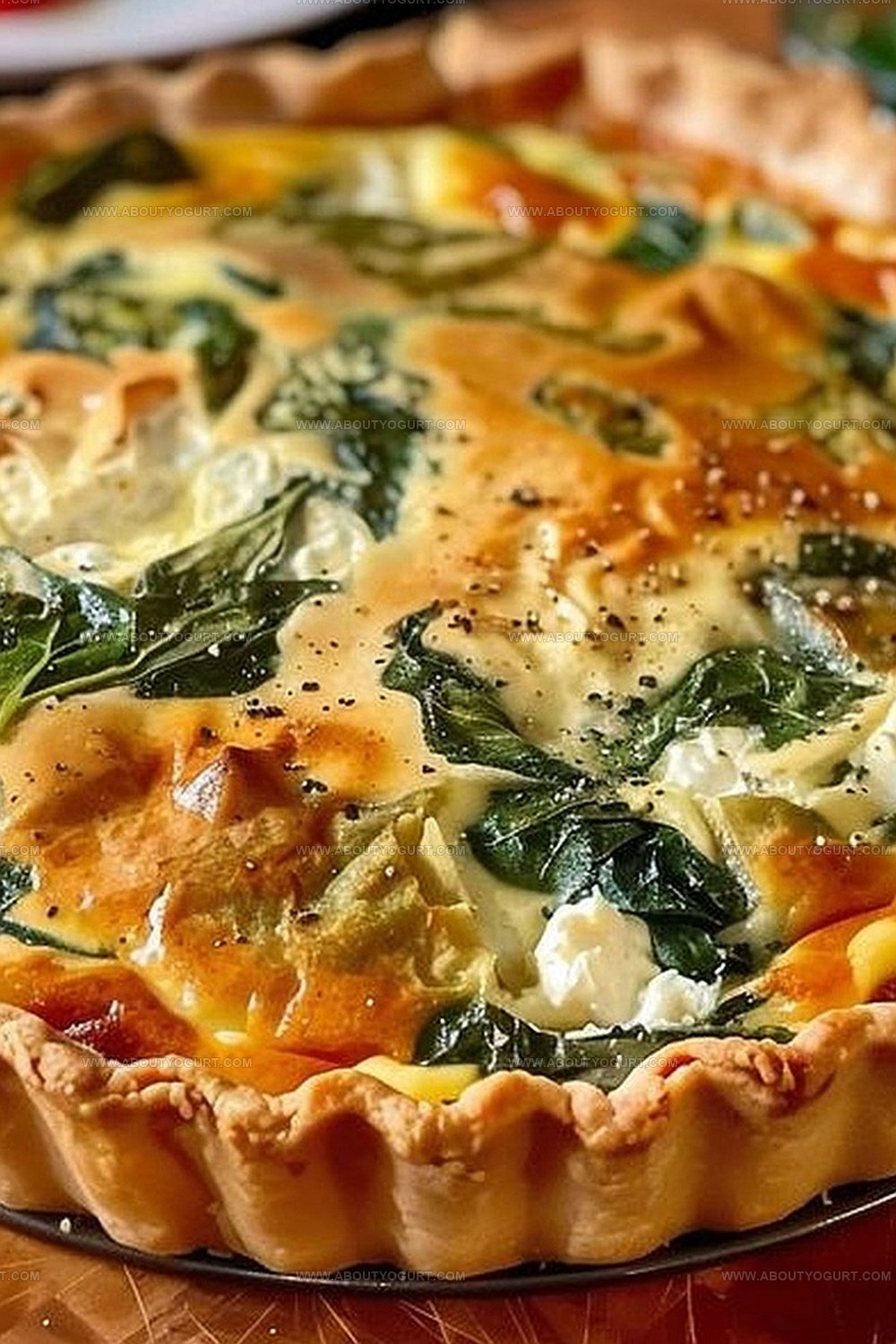Ricotta Spinach Quiche Recipe for Brunch Time - About Yogurt