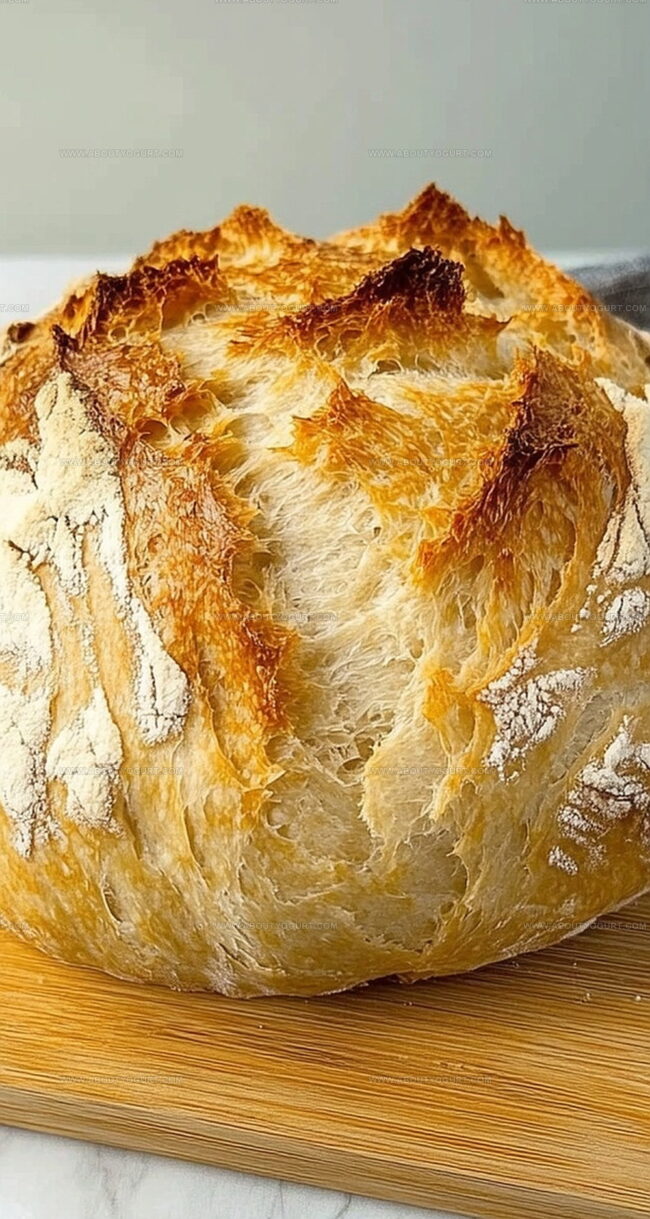 No-Knead Bread Recipe for Soft, Fluffy Loaves - About Yogurt