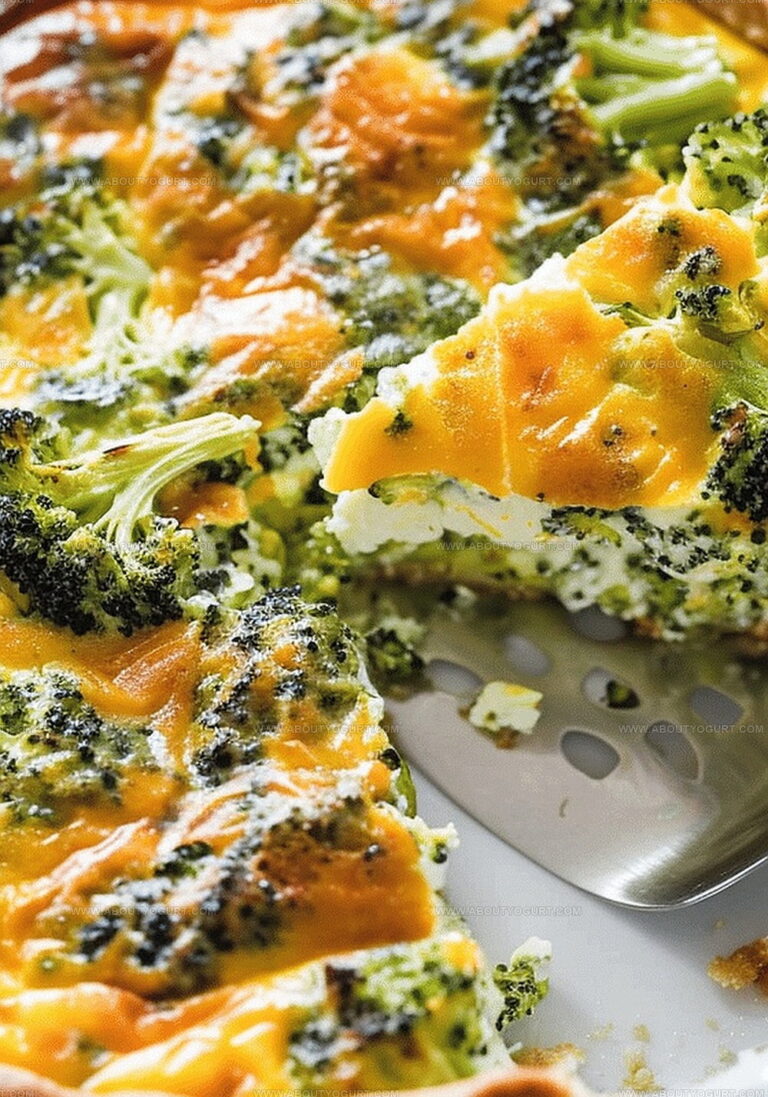 Easy Crustless Broccoli and Cheddar Quiche Recipe for Busy Mornings ...