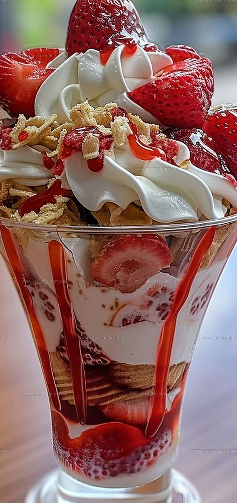 Summer Strawberry Sundae Recipe to Brighten Dessert - About Yogurt